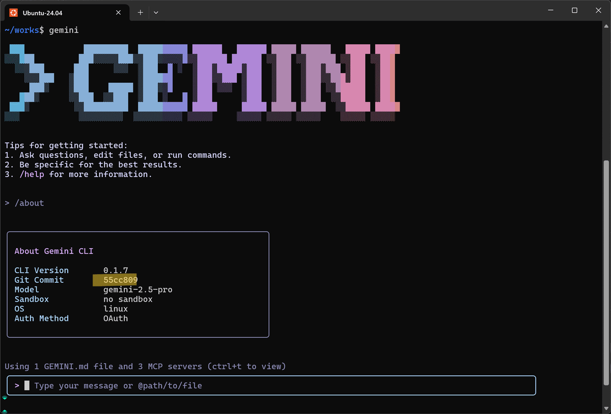 【解決策】Gemini-CLIが最新版にならない？原因はnode.jsだった｜おぢぞう