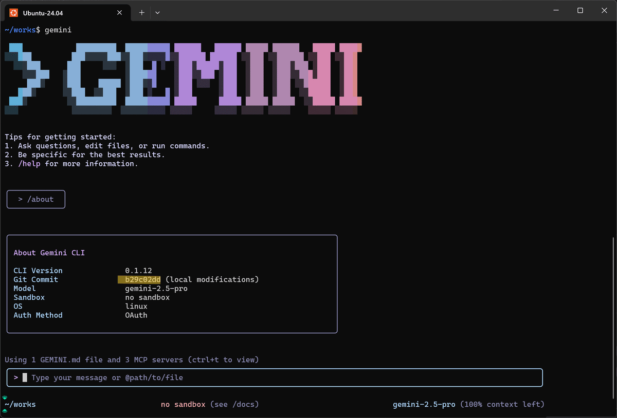 【解決策】Gemini-CLIが最新版にならない？原因はnode.jsだった｜おぢぞう