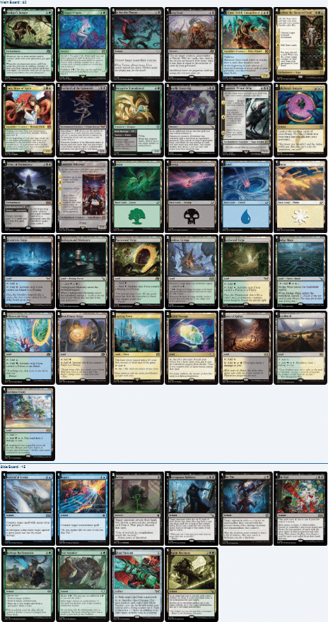 [MTGA]東北イタコの今日から始めるMTGアリーナ 65ターン目のデッキリスト｜まいな