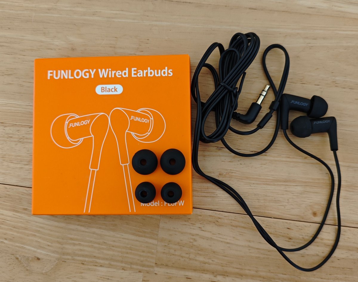 【FUNLOGY Wired Earbuds】1000円以下で買える有線イヤホンはコスパ最強だった｜kina