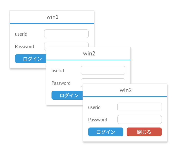 Webixライブラリで同一ウィンドウを複数作成（No.123）｜Yamasan