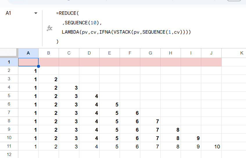 【QuickTips 02】行数0の空配列を使ってGoogleスプレッドシートのREDUCE + VSTACKの初期値どうする問題を解決｜mir