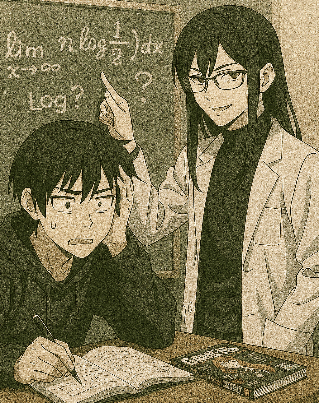 会話｜AI が "数学" を教えてくれた件｜AZ ＆ KURO