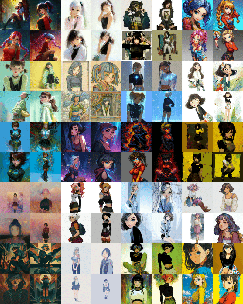 画像生成AI sref 図鑑 日付 043 2025年07/21～07/31【無料有】｜ぐふとくく