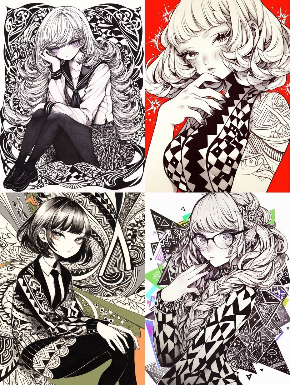 新 画像生成AI sref 図鑑 連番 007【無料有】｜ぐふとくく