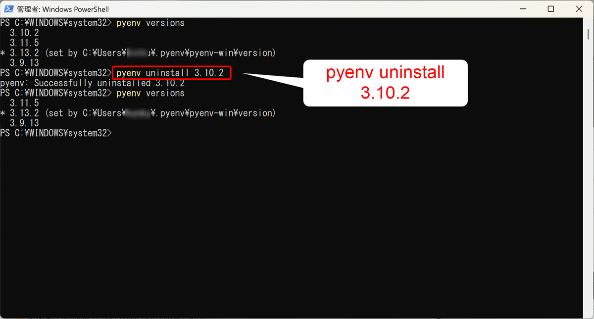[Python] Windows版pyenvとvenvを使って仮想環境を構築する方法｜こはた