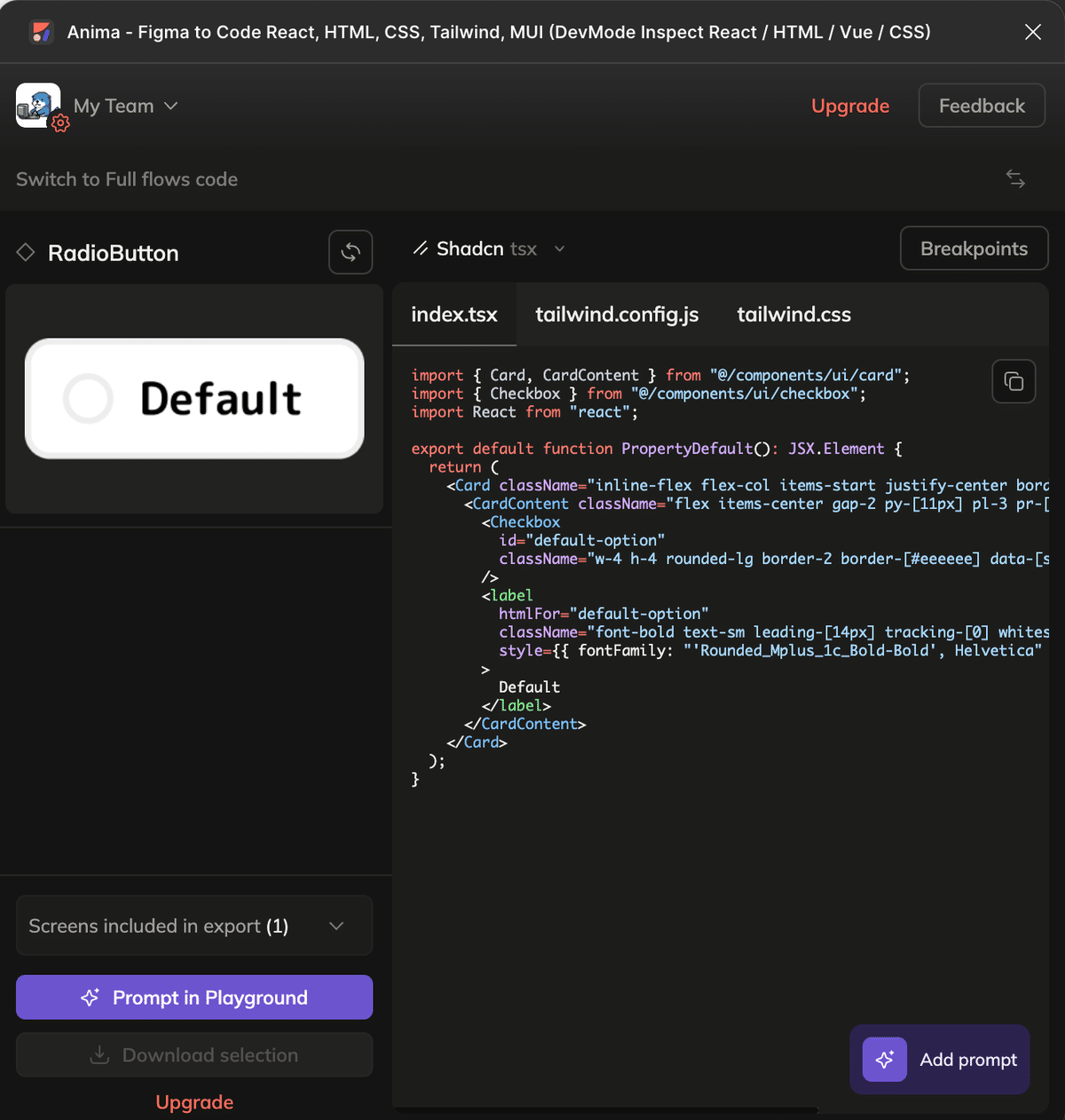 🎨 FigmaのAnimaで開発効率爆上げ！デザインからReact+shadcnコンポーネントを生成してStorybookまで一気通貫する方法｜ぼのぼの@LLMエンジニア