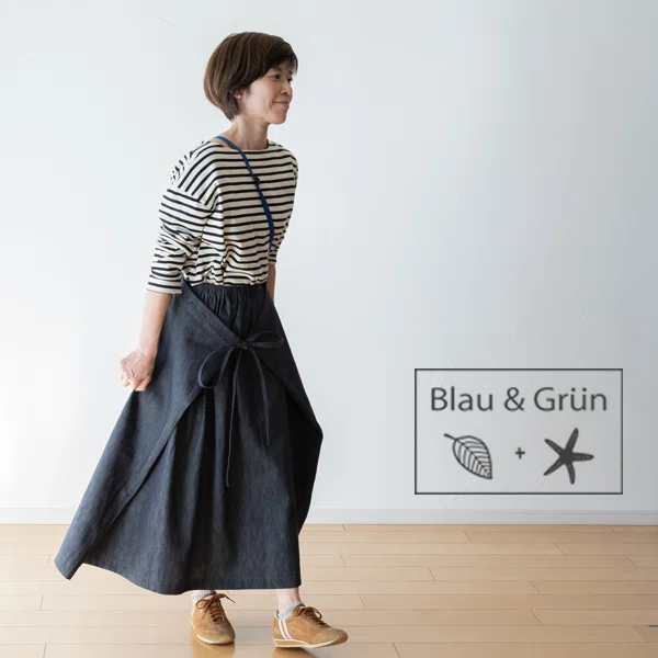 使い捨てじゃない服を、あなたに。岡山デニムで仕立てるラップスカート｜sukitan