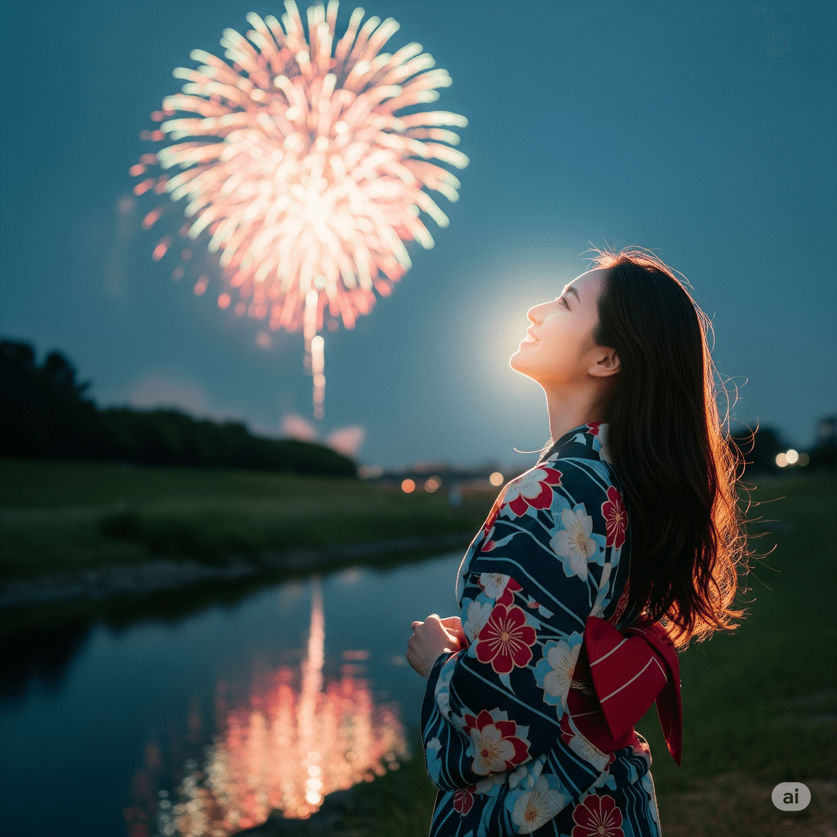 浴衣美人画像AI生成｜zerozero_x