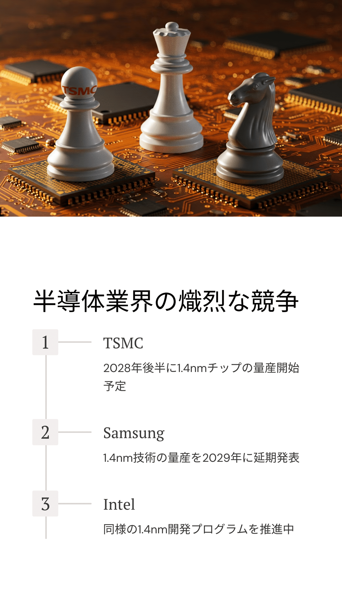TSMCが1.4ナノ時代へ突入──AI時代をけん引する超最先端工場の全貌｜松尾靖隆