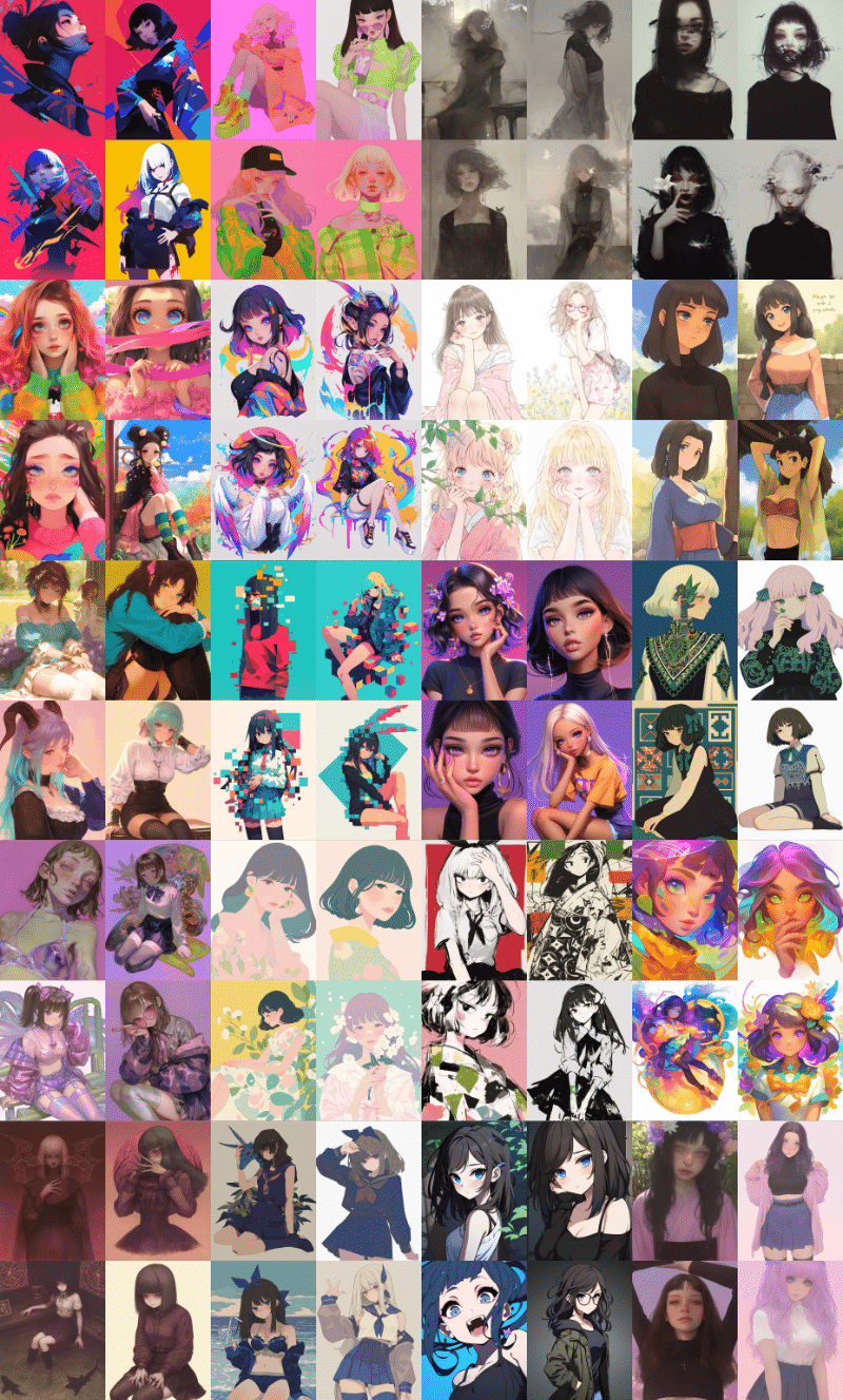 新 画像生成AI sref 図鑑 連番 008【無料有】｜ぐふとくく