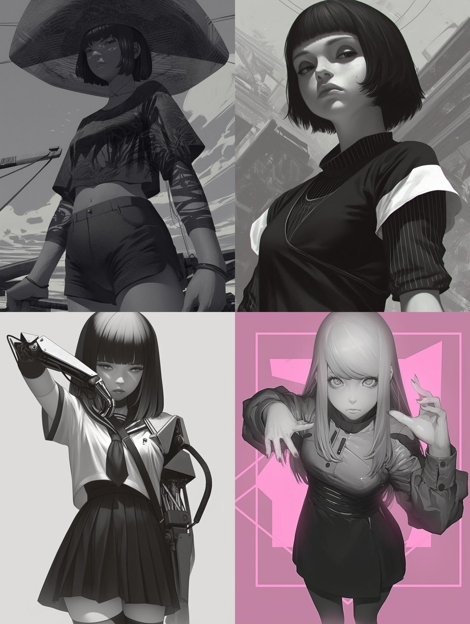 新 画像生成AI sref 図鑑 連番 008【無料有】｜ぐふとくく