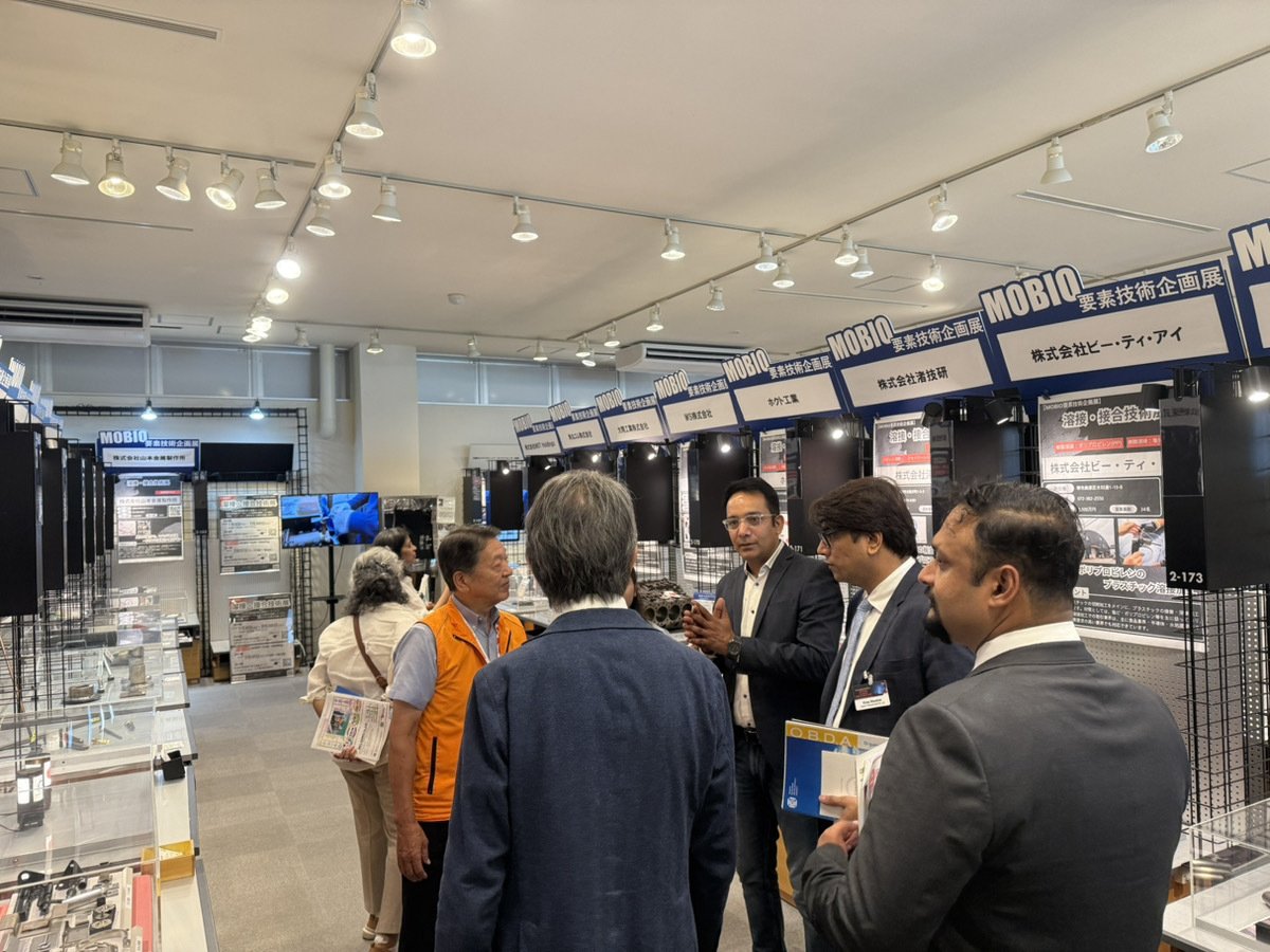 インド商工会議所連合会のみなさんが視察に来られました。｜MOBIO（ものづくりビジネスセンター大阪）公式note