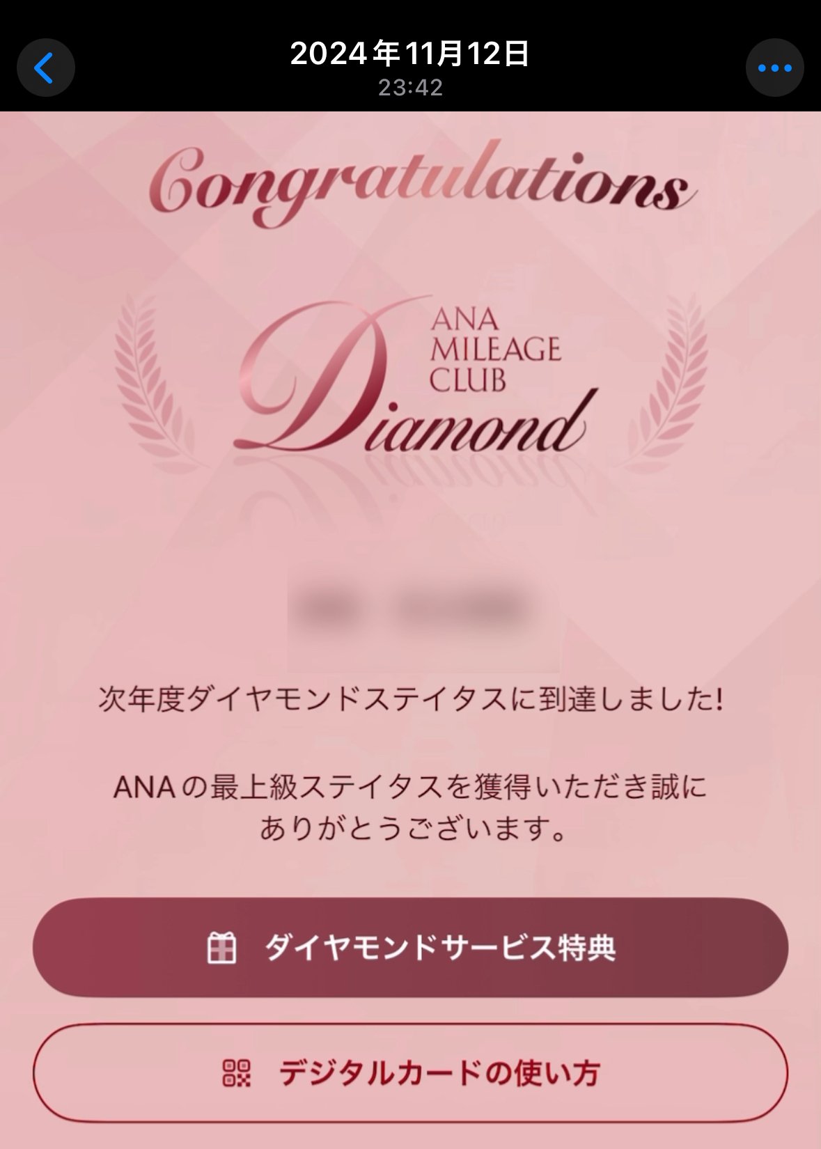 SFC達成→ANAダイヤモンド【全フライト】(2024年8月-11月)｜クロワッサン大名 (ANAダイヤ1年目)