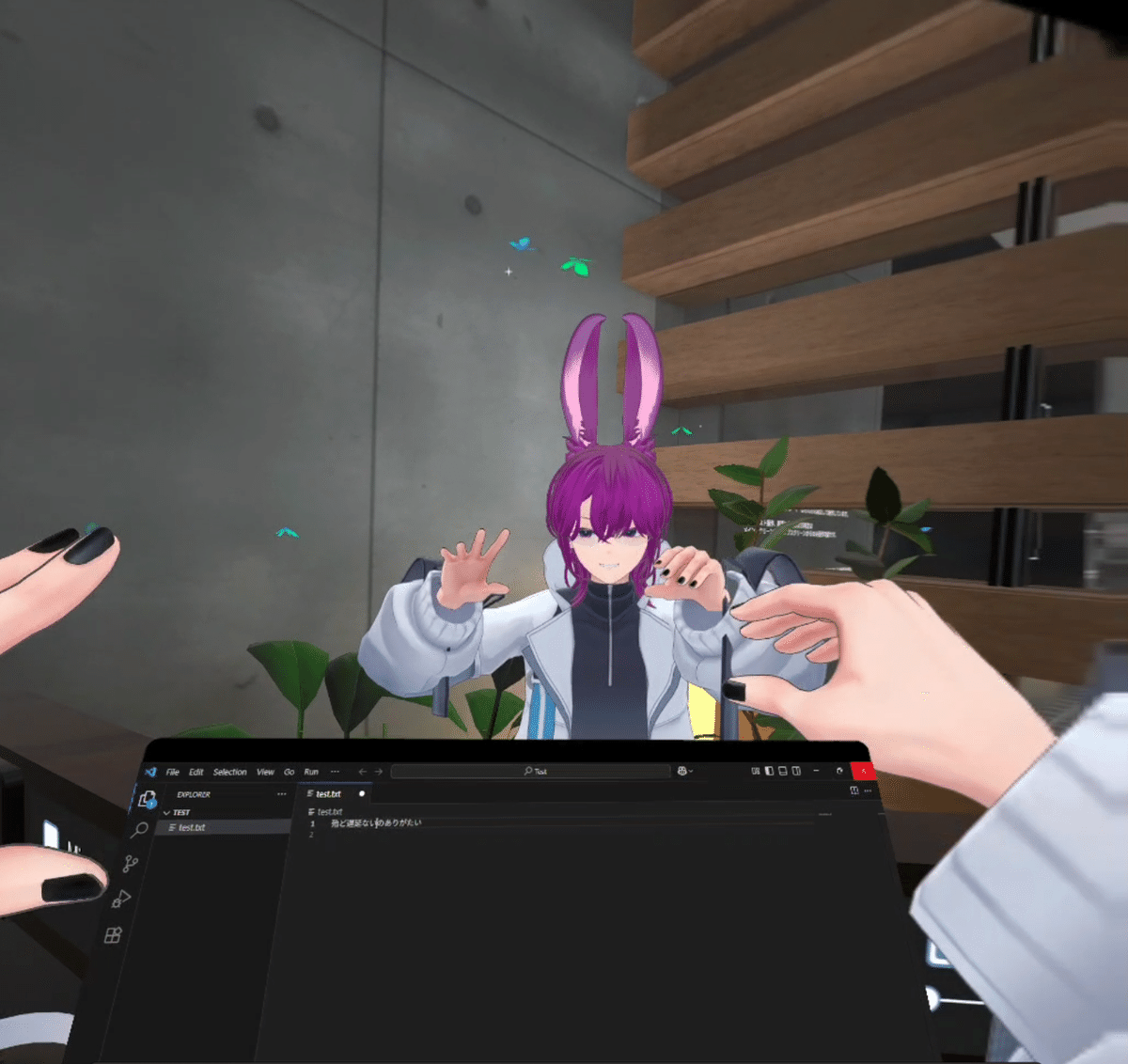 VRChat内でデスクトップ画面作業をQuest3+Virtual Desktop+Questリモートデスクトップ(マルチタスク)でやってみた話｜べるべる