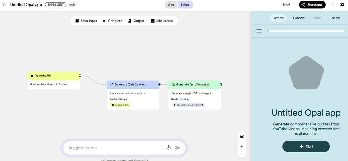 Google発ノーコードツール「Opal」とは？解説と実演｜株式会社AIworker
