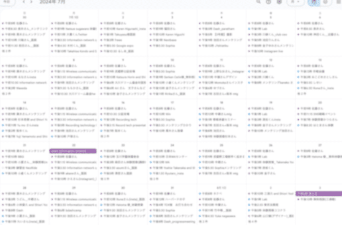 1期目完走記録｜Shiori Yoshida