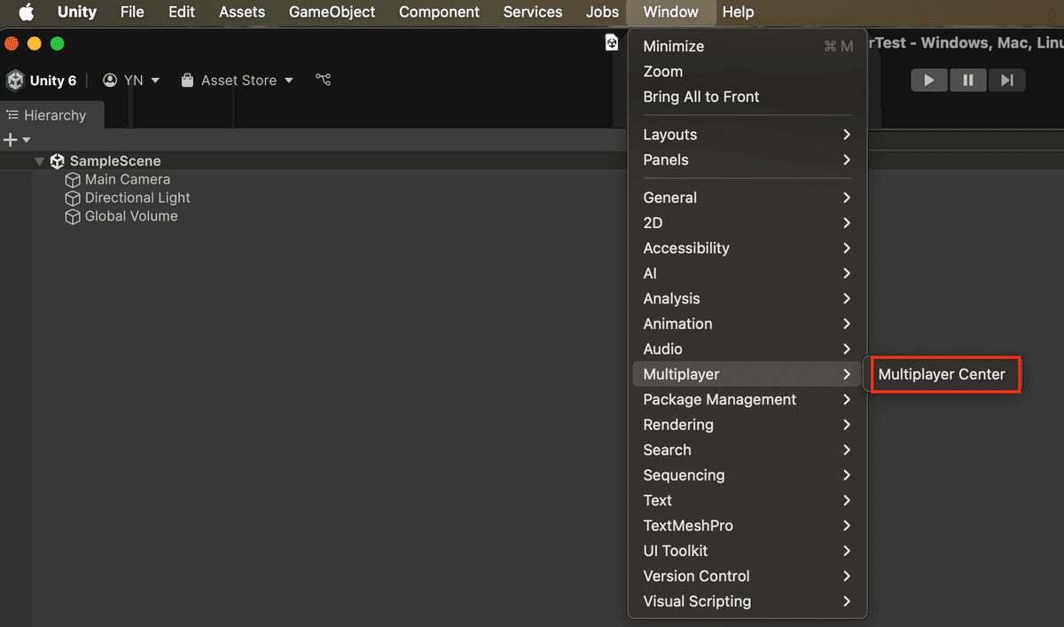 Unity 6の「Multiplayer Center」でマルチプレイヤー機能を素早く導入する方法【マイネット夏ベントカレンダー2025｜1/8日目】｜株式会社マイネット