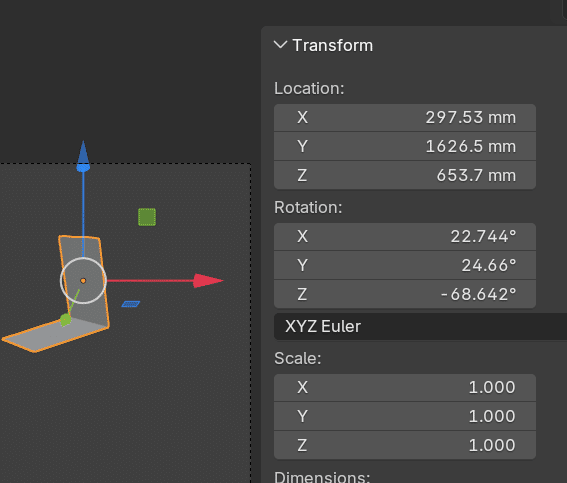 OpenCV solvePnP()の結果をオイラー角に｜えぬでんき