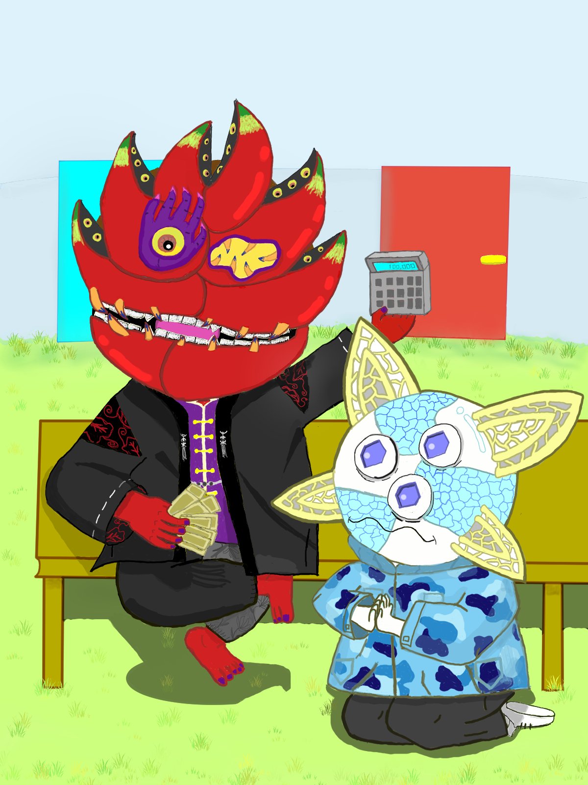 一枚絵イラスト&Aruru全容の初お披露目｜Uroro≒Aruru(読み:ウロロアルル)