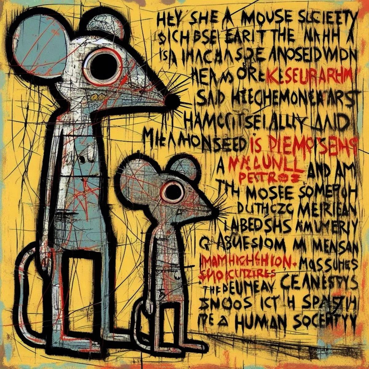 HEY SHE A MOUSE SOCIETY｜Rebel Art