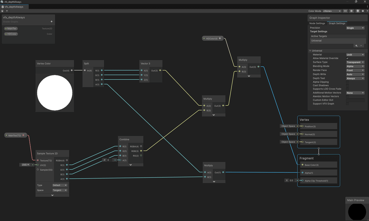 【Unity/ShaderGraph】オブジェクトの前後関係を無視する、最前面表示シェーダーの実装解説｜ARL
