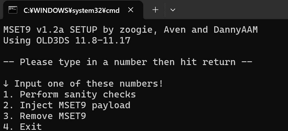3DS吸い出しのためにカスタムファームウェアを導入する｜ローマ