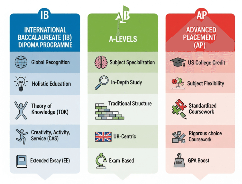 選ばれる次世代グローバル教育 IB | A-Level | AP、どのカリキュラムを選択する？ — 新設インターナショナルスクール×最先端個別指導｜Hiro Harada