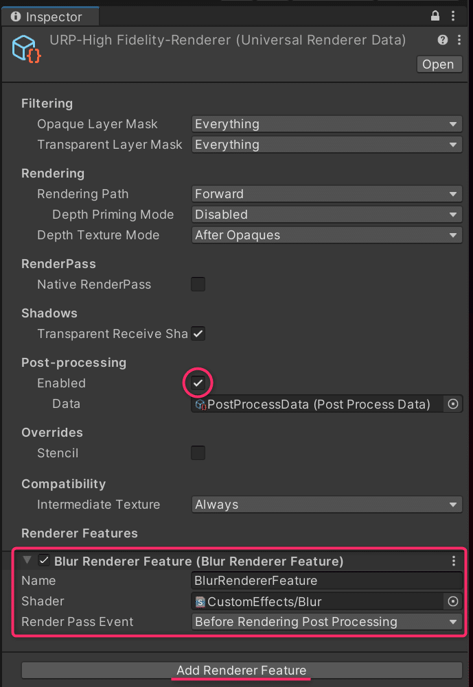 【Unity】URP14に対応したシンプルなCustom Renderer Featureの作成：前編｜Hiko