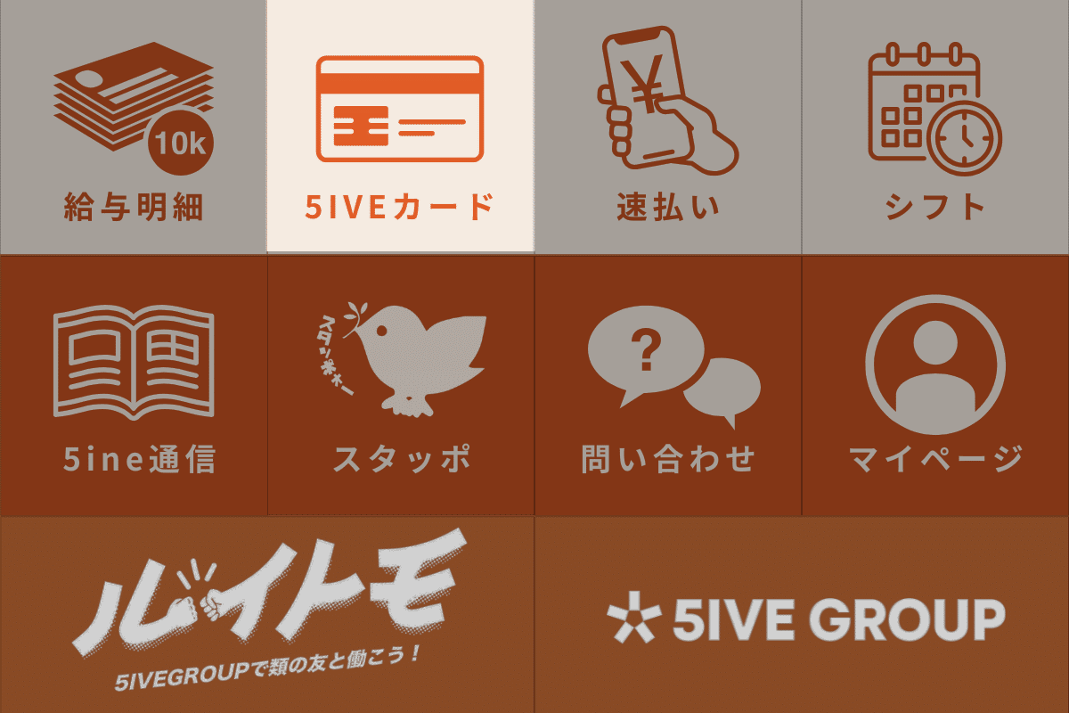 5IVEの制度をご紹介！vol.5「5ineポータル＆5ine（社内LINE）」｜ファイブグループ 公式note ～飲食業界×オープン社内報～