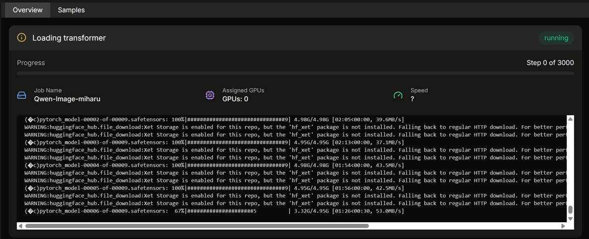OSTRIS AI-TOOLKIT導入とQwen-ImageのLoRAトレーニング｜混合順