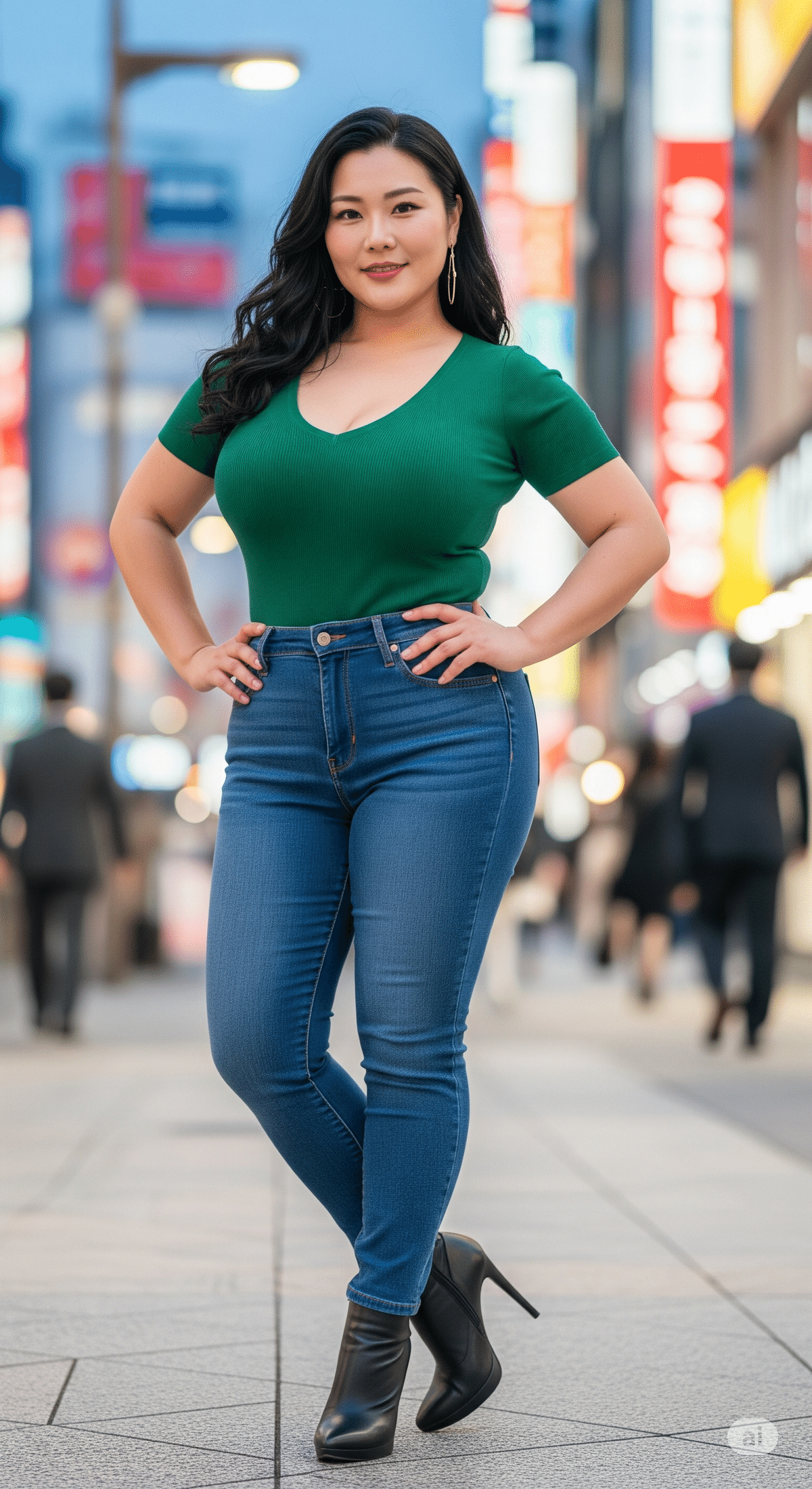 胸が強調された服を着ている美女｜zerozero_x