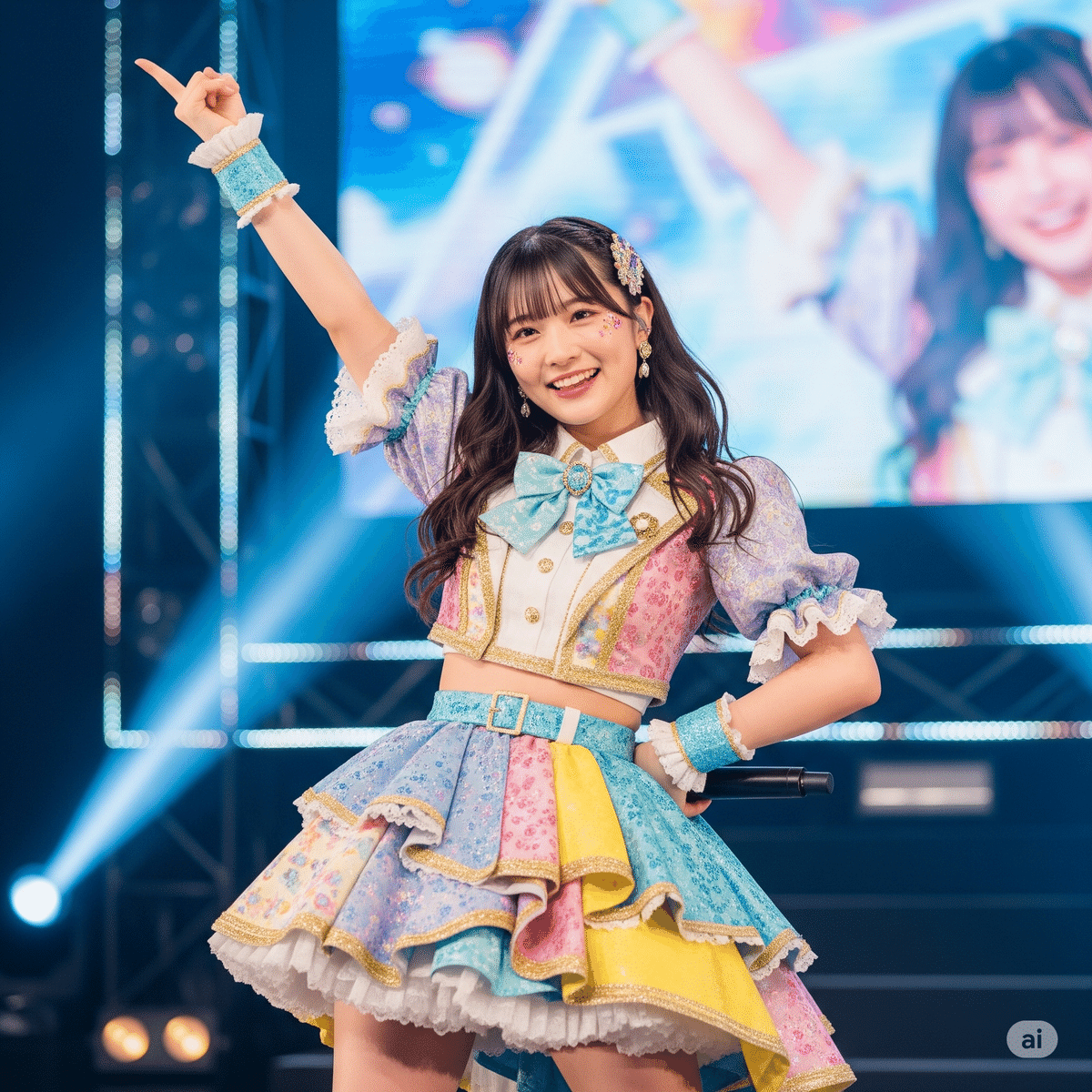 アイドル活動AI画像生成｜zerozero_x