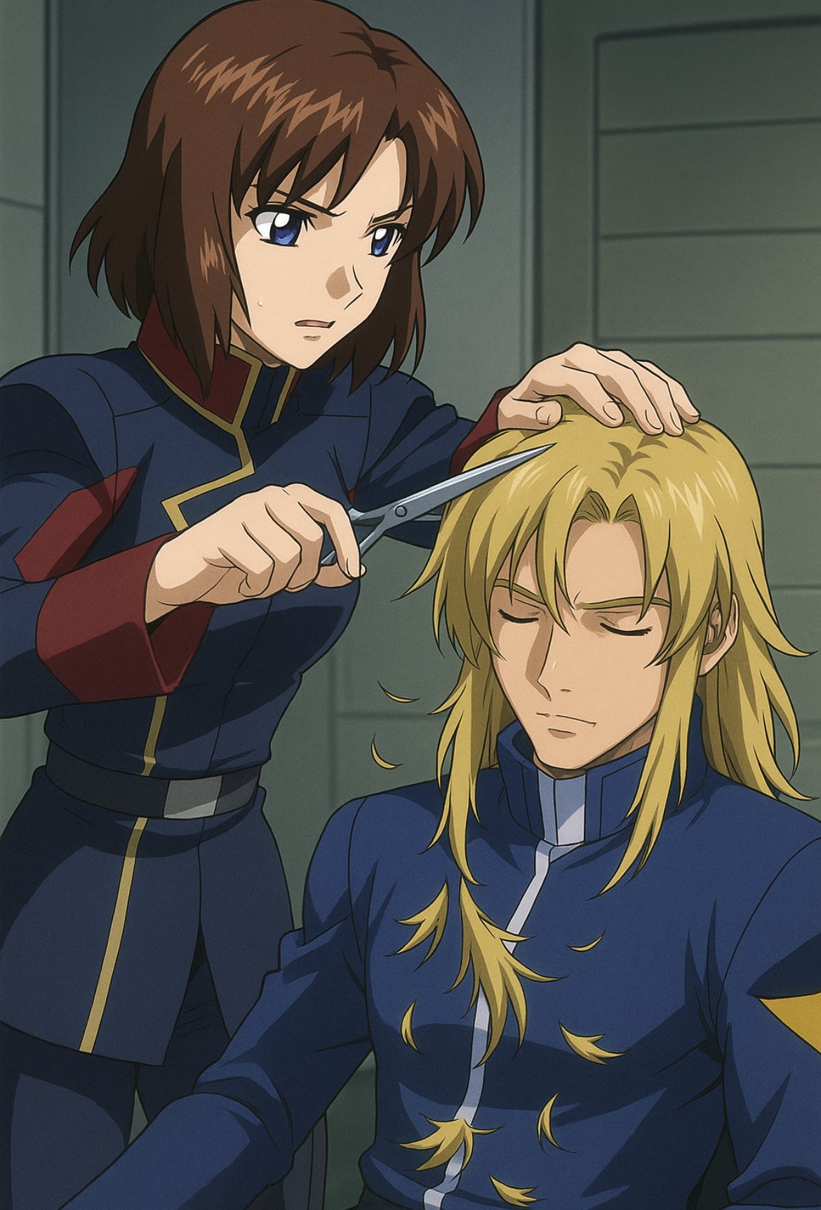 断髪小説〜ガンダムSEED編〜ムウ.ver｜BBBJJJ