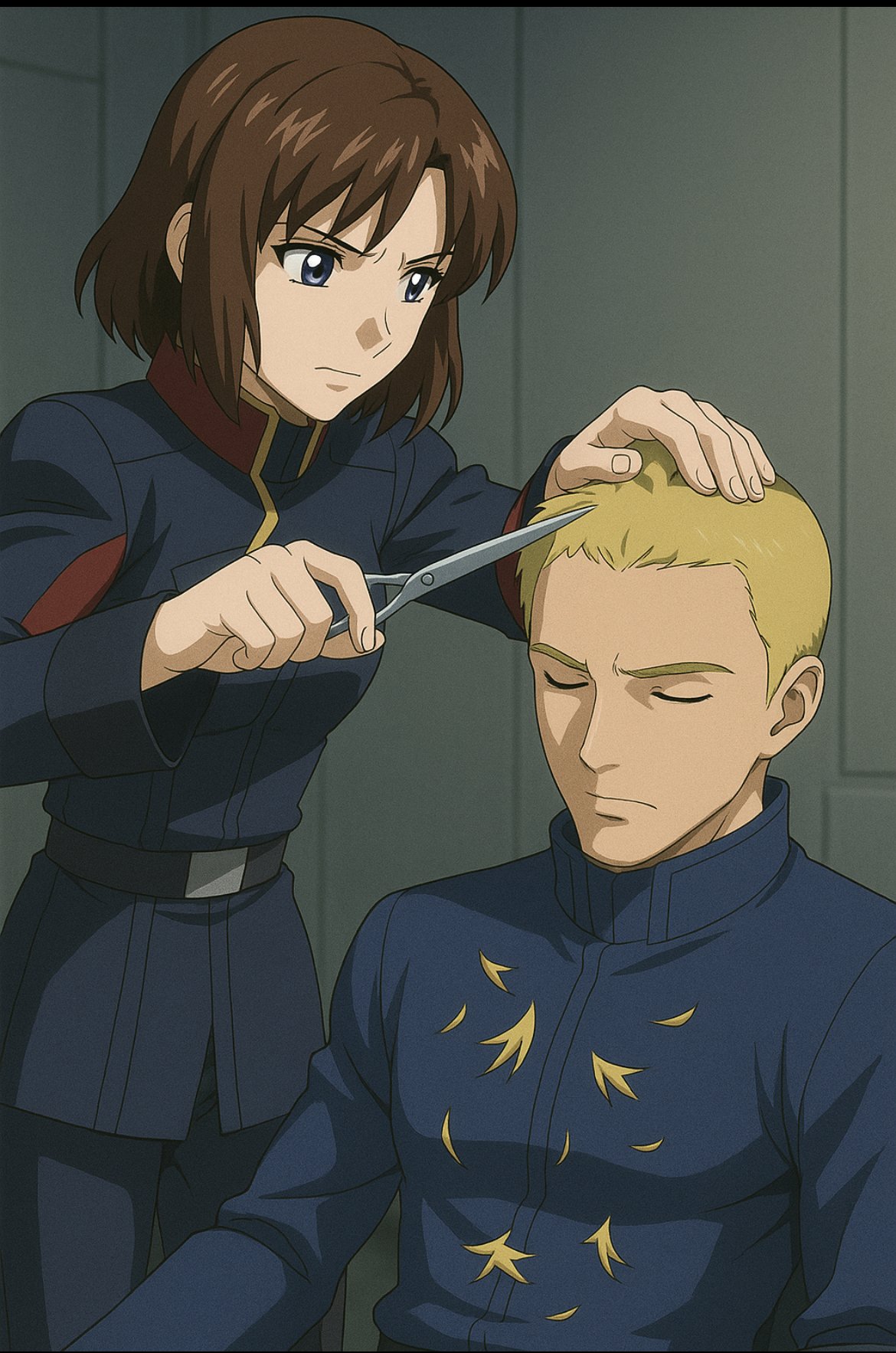 断髪小説〜ガンダムSEED編〜ムウ.ver｜BBBJJJ