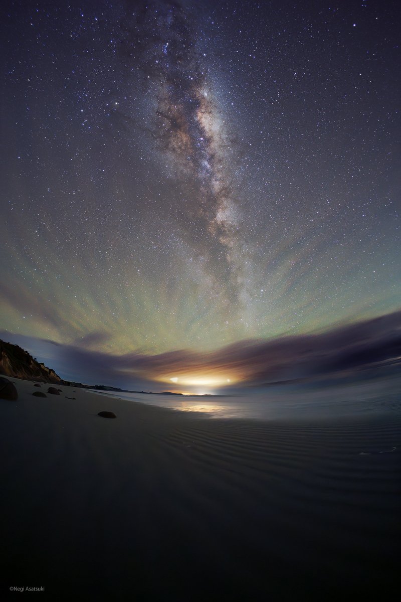 星空写真における“月明かり”｜Negi Asatsuki