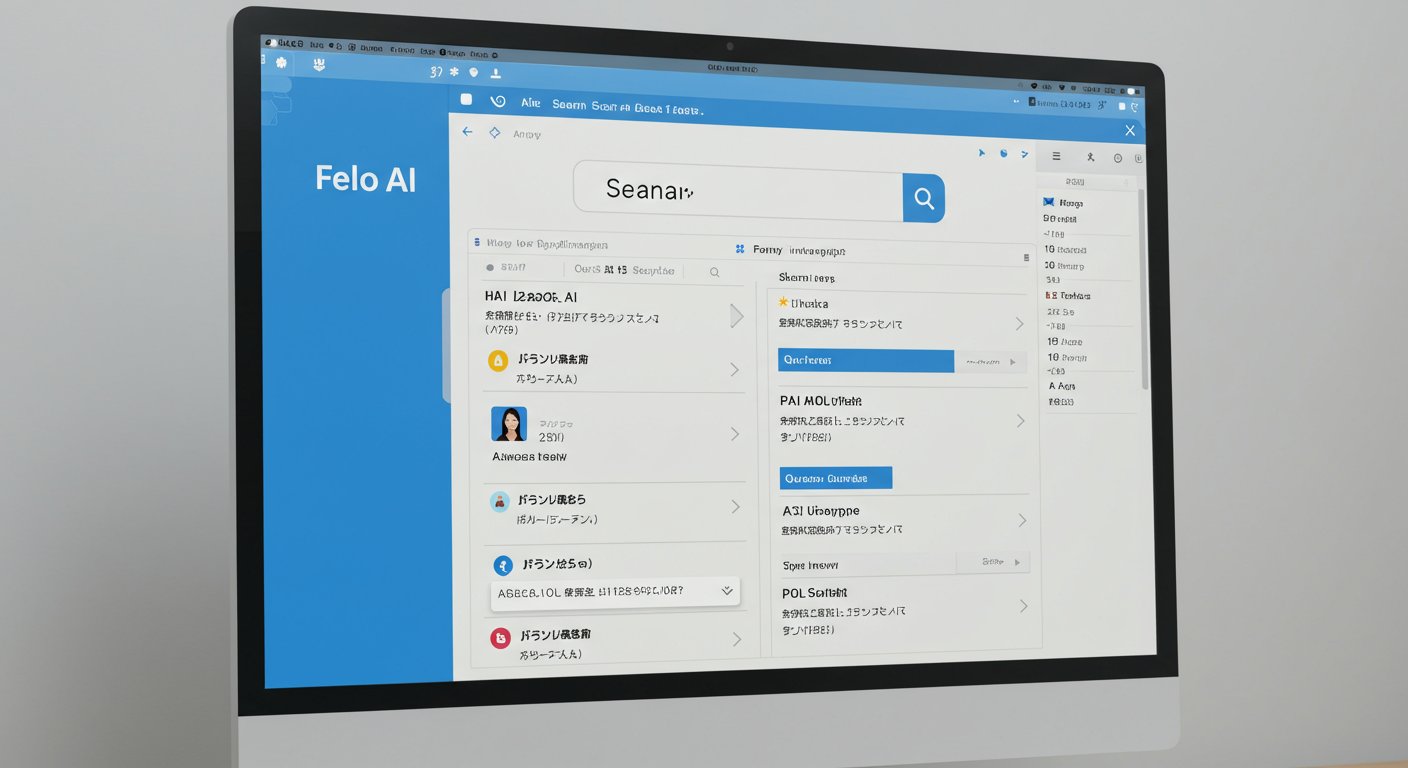 Feloの全機能解説！AI検索で情報収集を劇的に効率化｜Tomo