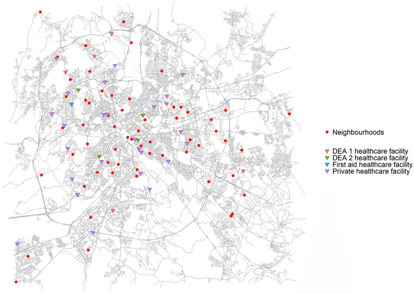 海外事例研究｜医療分野におけるGIS（地理情報システム）活用｜株式会社GEOTRA 公式note