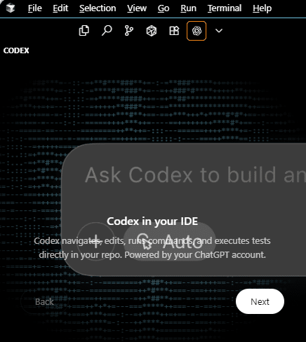 Codex IDE拡張機能を使ってみる｜tandago