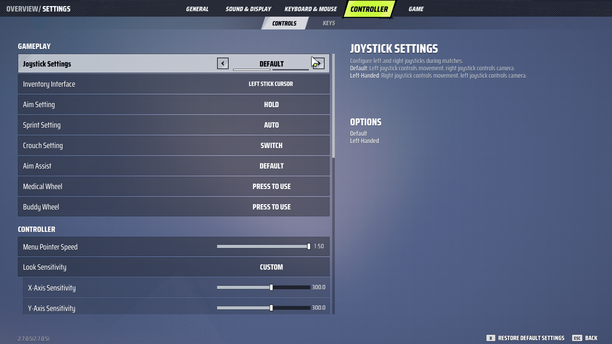 Farlight 84の設定について解説(CONTROLLER編)｜qL4mp
