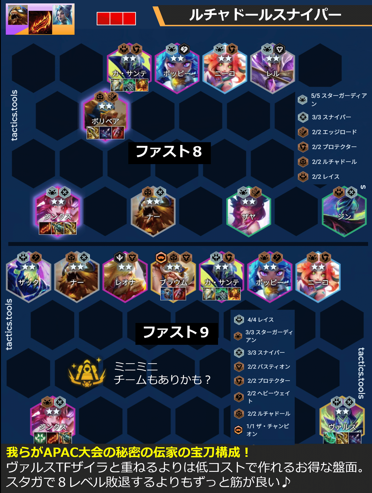 TFT構成集Patch15.3 マイ構成探しの旅｜Orgap