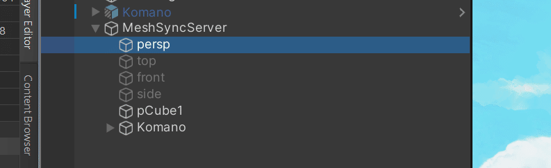 MayaとUnityをリアルタイム同期する「UnityMeshSync」の基本操作【私的備忘録】｜🦆🦌🟥🟧🟨⬜