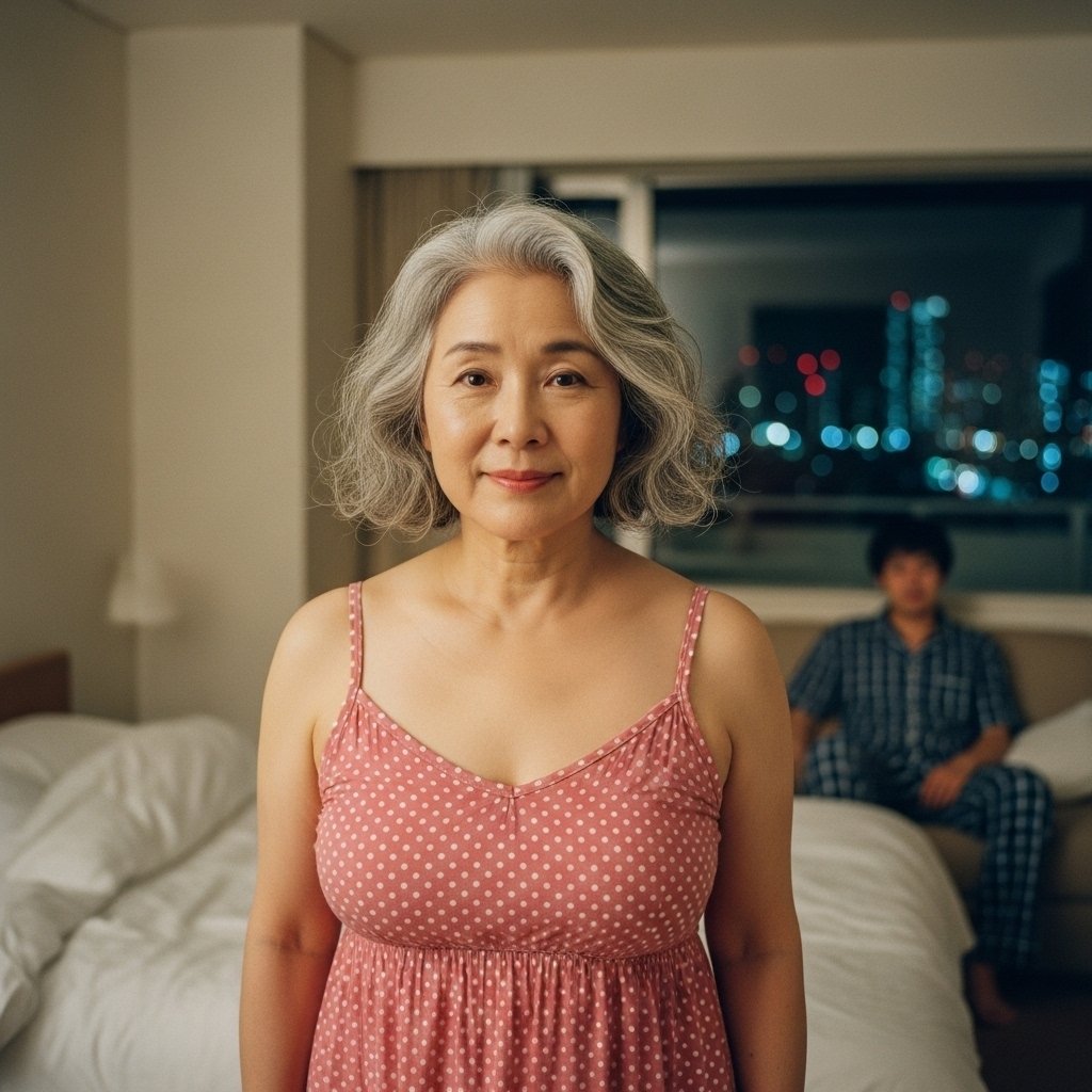 無料AI de 母69才息子45才 @Image Creator & ImageFX & Whisk＋プロンプト｜茜町春彦