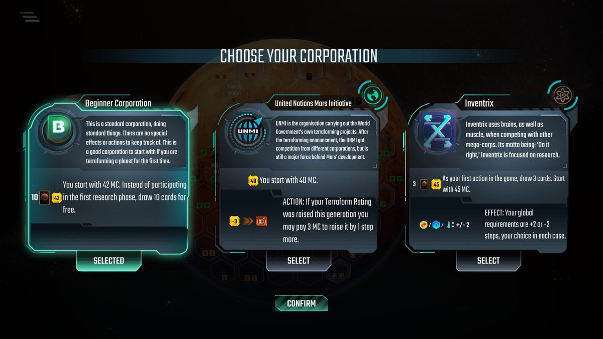 火星開拓ボードゲーム「テラフォーミングマーズ」Steam版について｜chitoseArk