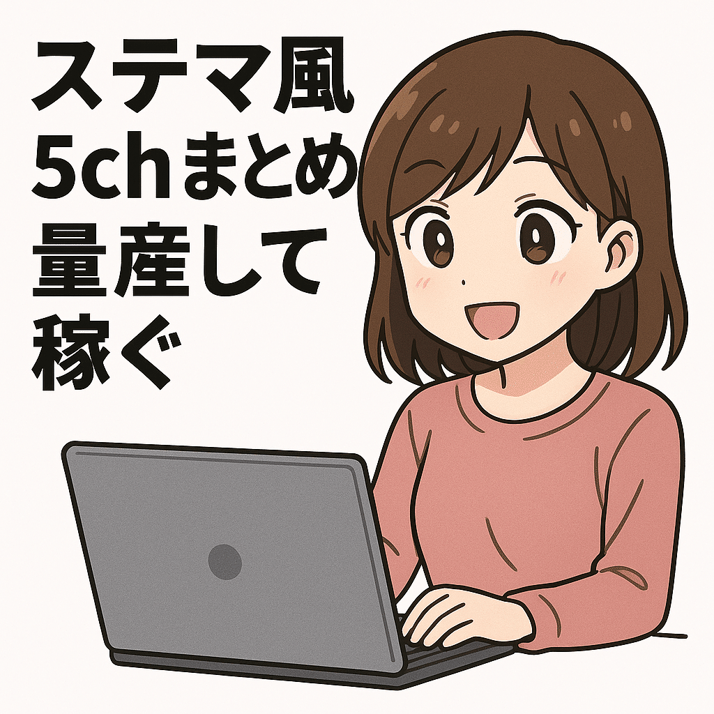 【AIサクラ型】AIで作る5ch風スレ！ステマ風5chまとめを量産して稼ぐDLsiteアフィリエイト｜DLsiteハックマン＠DLsite ...