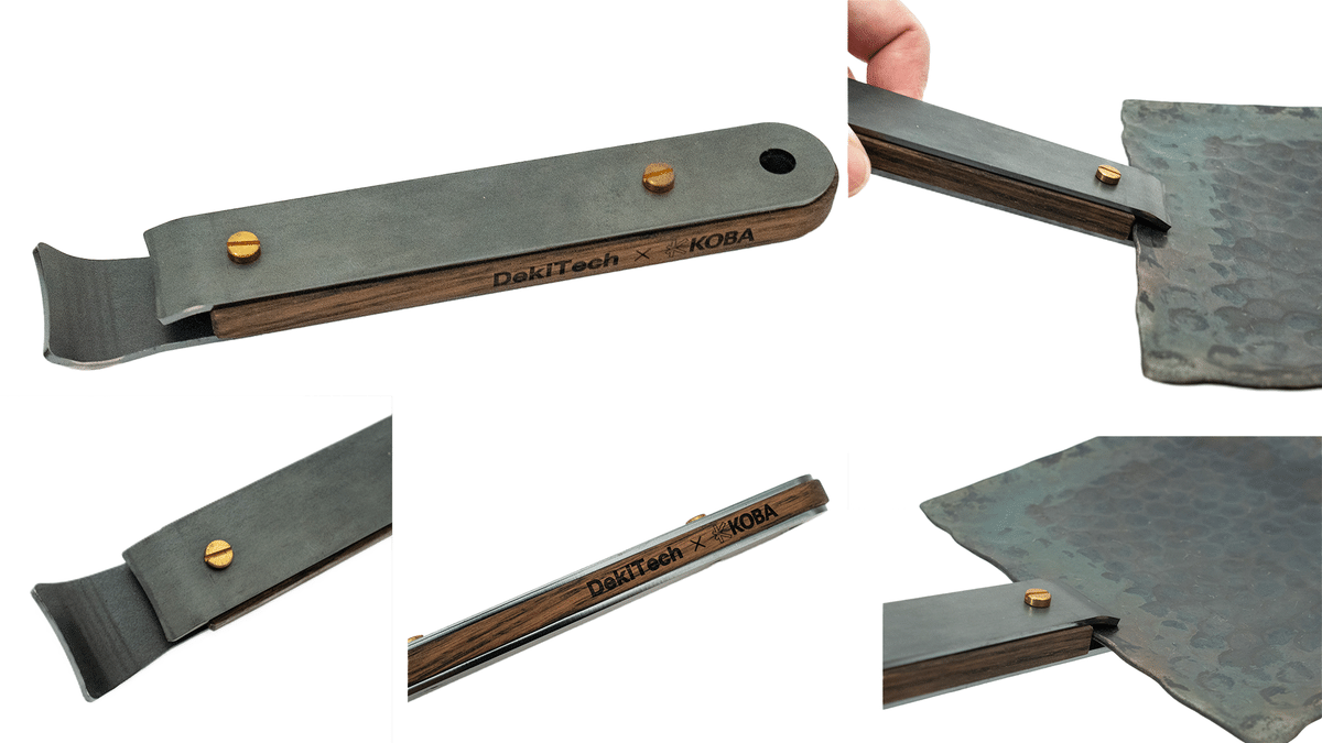 HAMMER PLATE SQUARE／OVAL 職人の槌目が映える鉄板ギア｜DekiTech