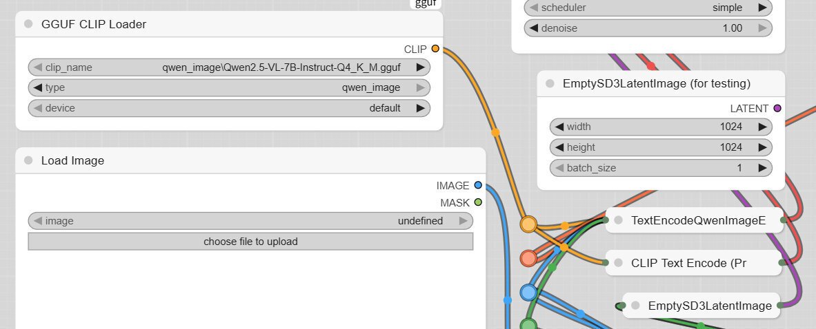 ComfyUIでQwen-Image-Editを試す（GGUF版、Lightning使用）｜まゆひらa