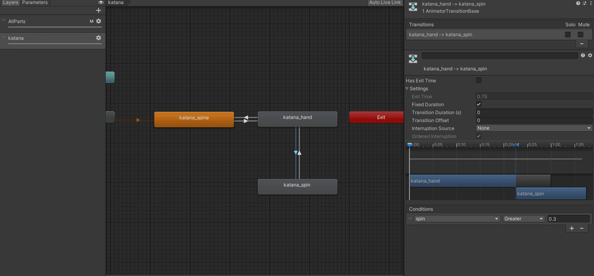 VRCアバター向けunity改変：physboneによるアニメーション起動(振ったら発動)｜あやの