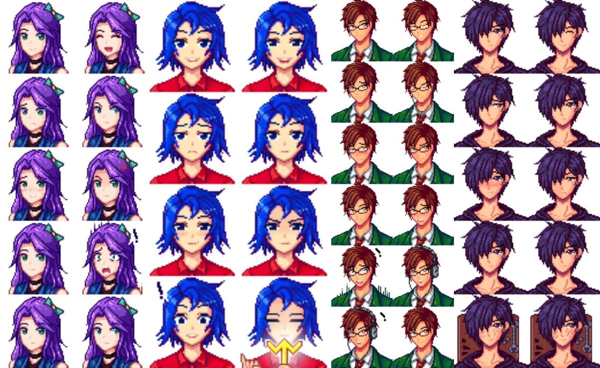 【Stardew Valley】顔グラ変更MODまとめ【完全版】｜kkjuchi