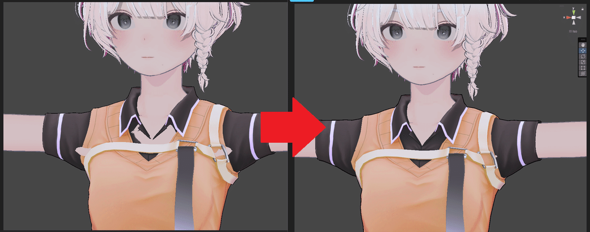 【追加Tips】にゃんにゃんメッシュエディターで服の貫通をunity上で簡単に直す｜remori